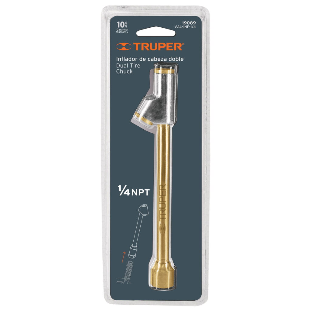 Sargento Para Inflar Llantas Cabeza Doble - Refaccionaria Guerra Diesel