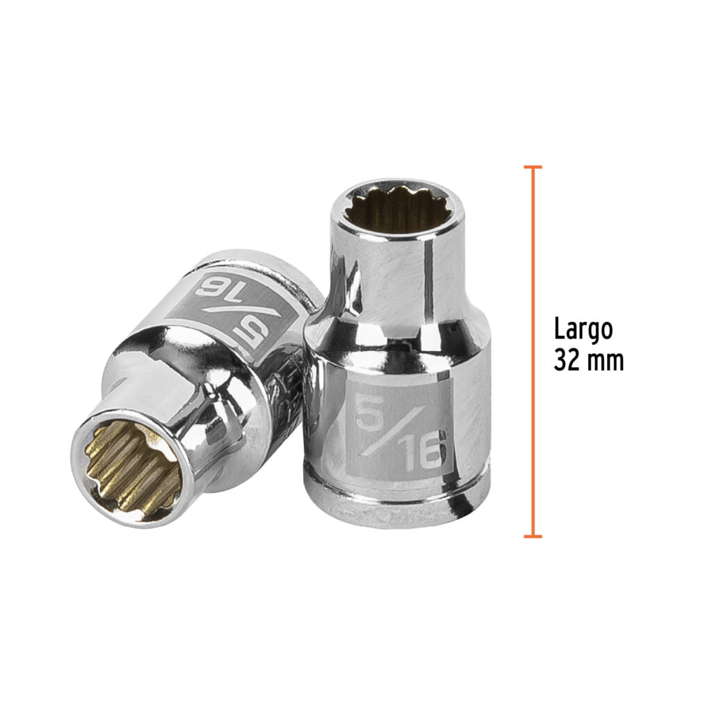 Dado 5/16 12 Puntas Cuadro 3/8 13581 – Refaccionaria Guerra Diesel