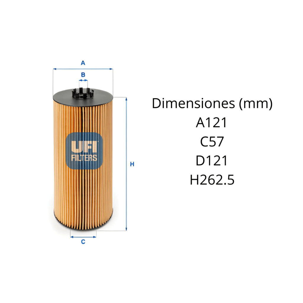 Filtro Ufi 25.062.00 - Refaccionaria Guerra Diesel